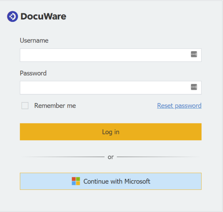 Using Single Sign-on in DocuWare Cloud